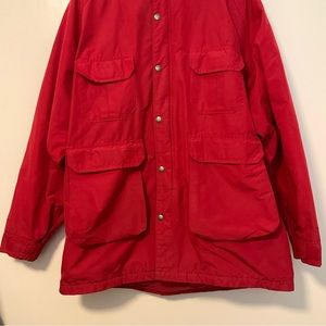 Woolrich | Jackets & Coats | Vintage Woolrich Blanket Lined Red Coat ...